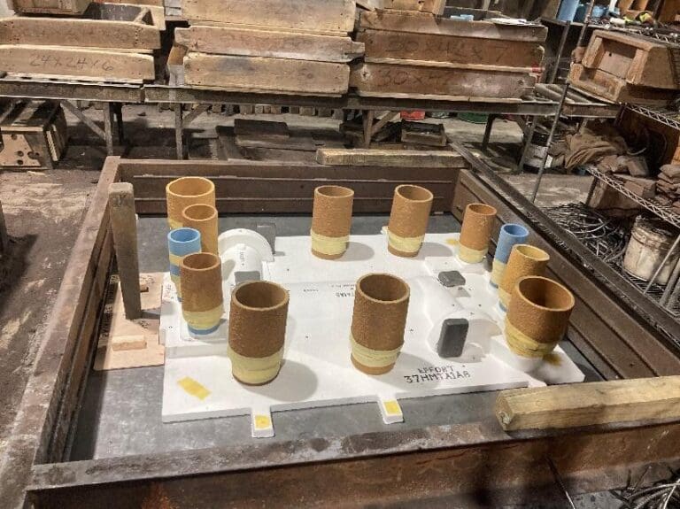 Making of a Patternless Casting Utilizing a Single-Use Styrofoam Pattern and Single-Use Printed ...