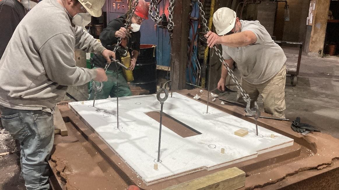 Making of a Patternless Casting Utilizing a Single-Use Styrofoam ...