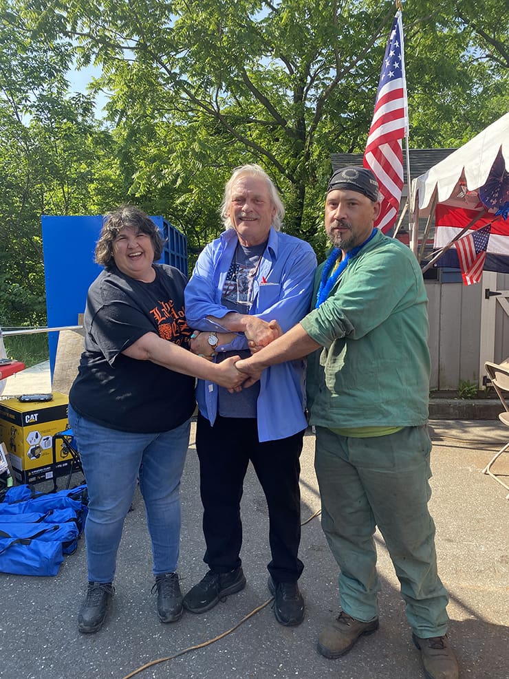 Effort Foundry Service Awards at Hot Dog/Flag Day Celebratio